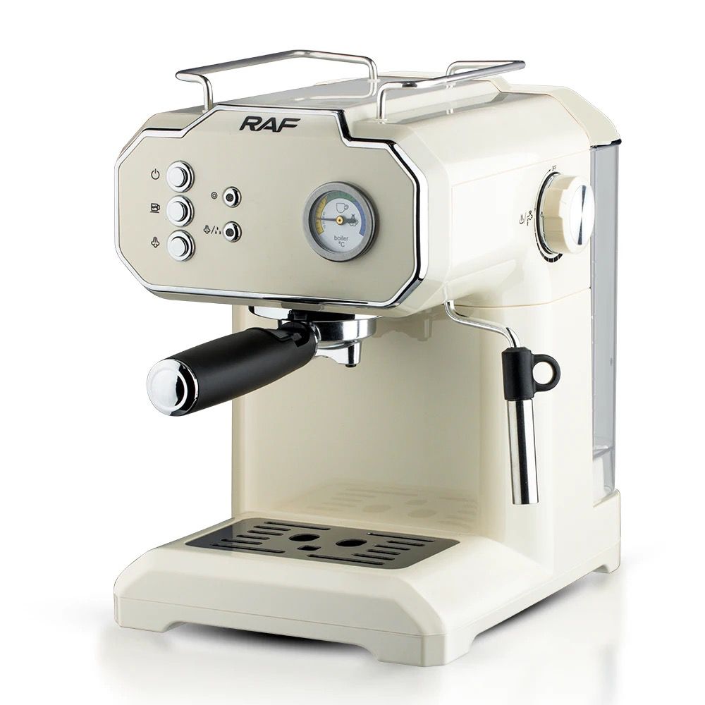 RAF Espresso Coffee machine, Commercial grade, 850W, 1.8L – abqarybwn
