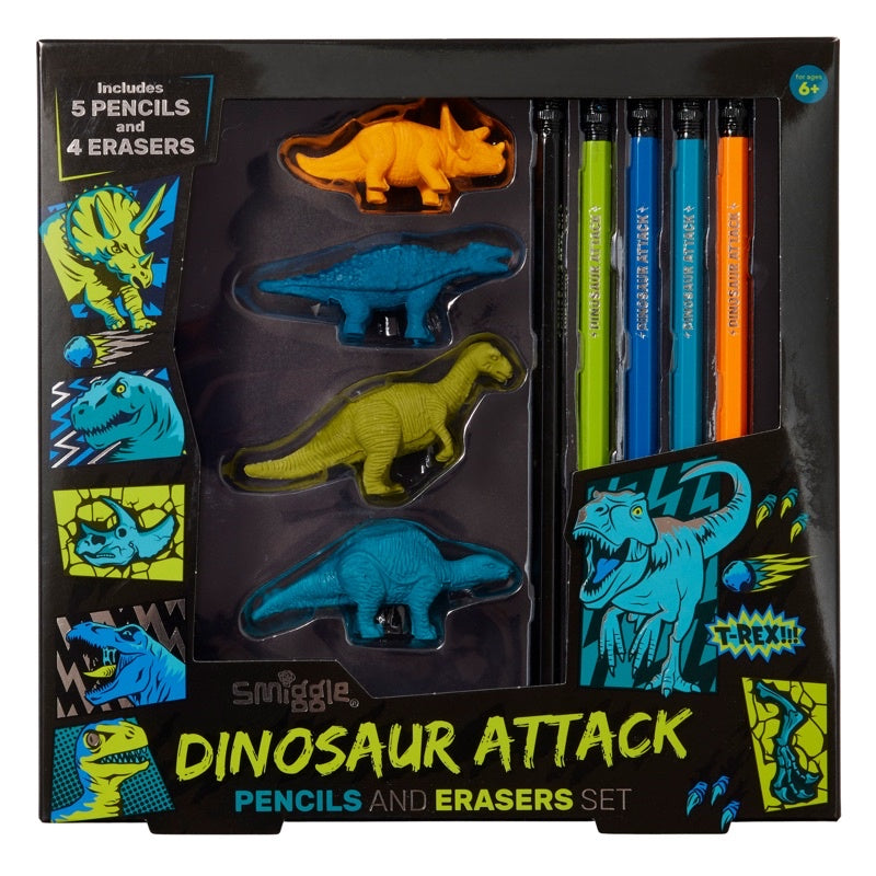 SMIGGLE Eraser Pencil Gift Pack – abqarybwn